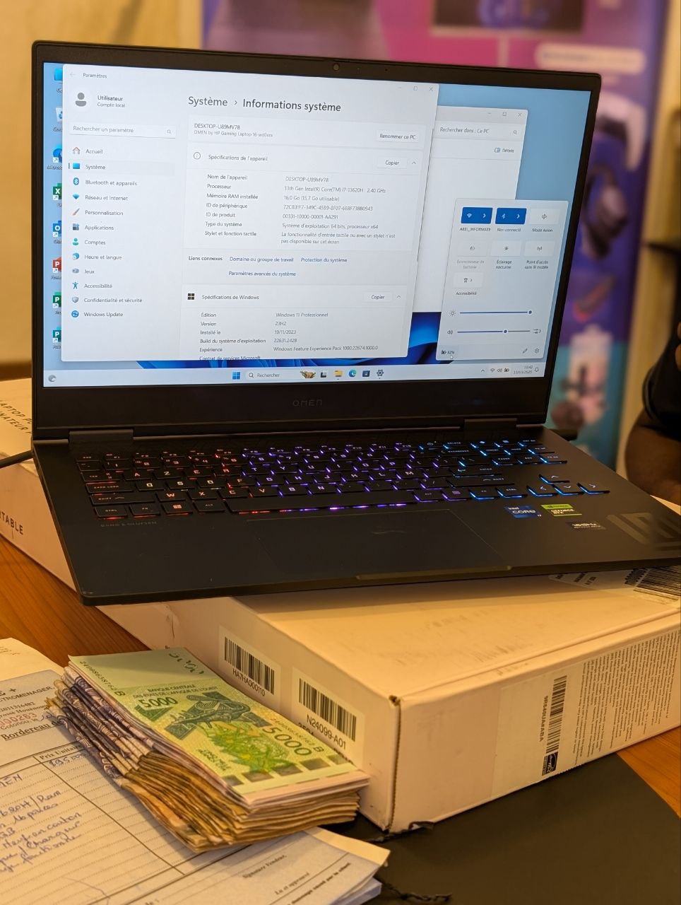 PC HP Omen 16 WD0073 Gaming Corei7-13620H RTX 4060 8GB Benin|Cotonou